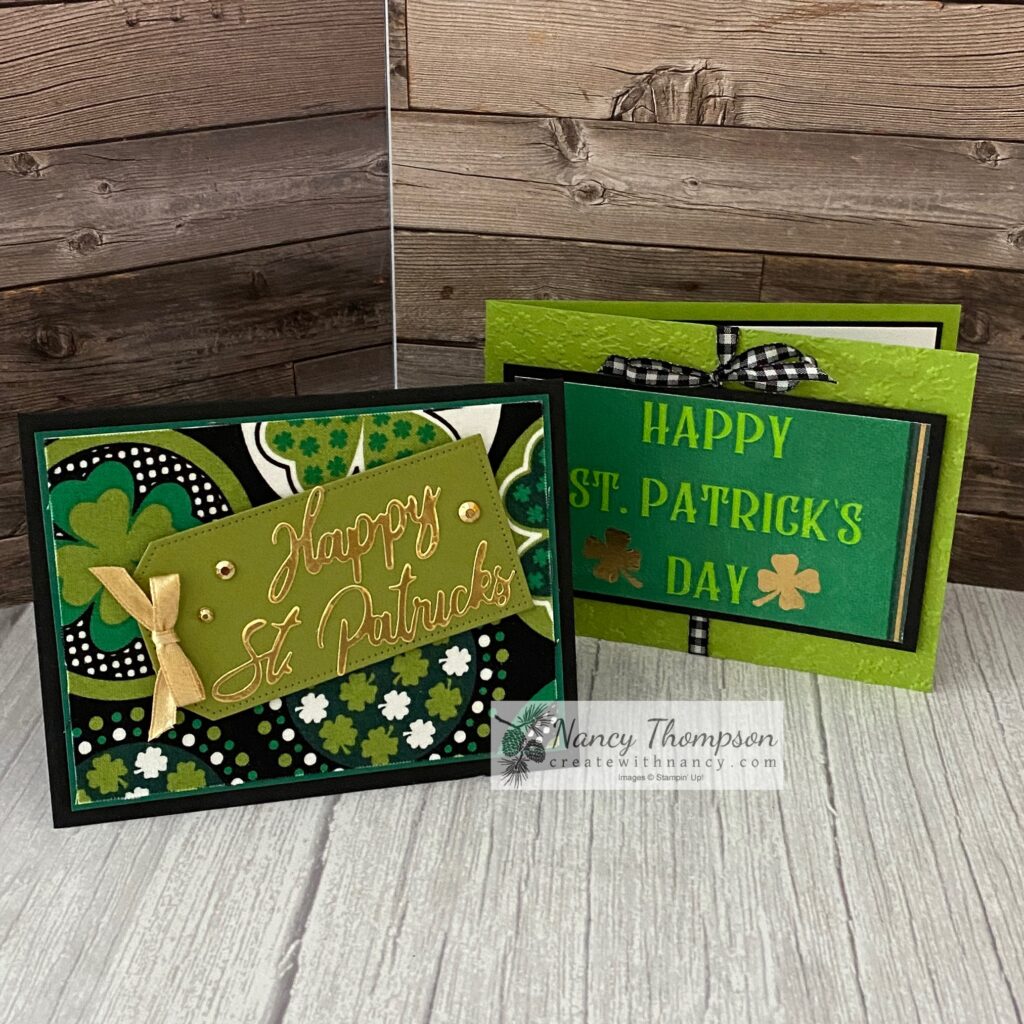 Handcrafted St Patricks Day Cards - Create with Nancy